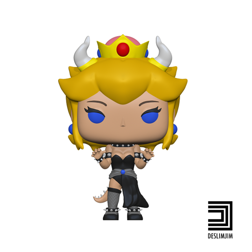 👸 BOWSETTE PRINCESS PEACH MOD 2 MARIO BROS FUNKO POP TOYART・Arquivo 3D ...