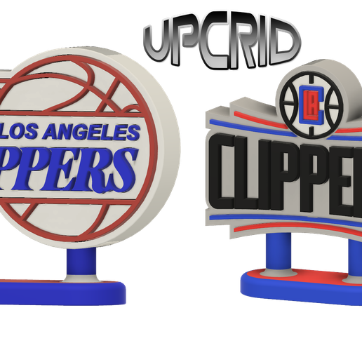 🆕 Los Angeles Clippers New and Old Logo・ STL File for 3D printing・Cults