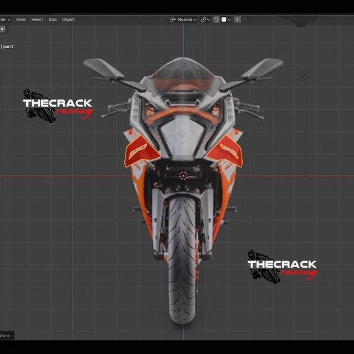 🪶 Winglet V.01 / Spoiler / spoiler for KTM RC 200-390 2022-2024 MotoGP ...