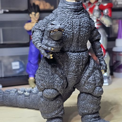 🦸 SHM Godzilla 1991 SDB Body to HM or Air Heads Neck Peg・Free STL File ...