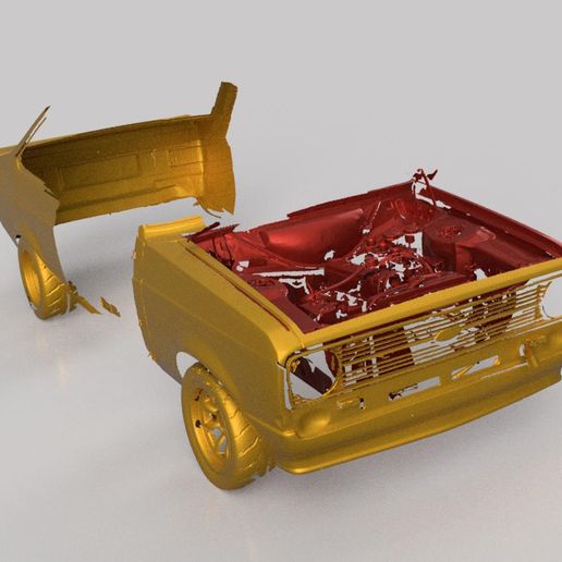 🚙 FORD ESCORT MK2 RS2000 - ENGINE CCOMPARTMENT - 3D SCAN・ STL File for ...