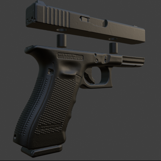 STL file Glock G17 Real Size. 🔫 ・Model to download and 3D print・Cults
