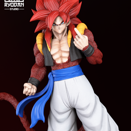 🐉 GOGETA SSJ4 DRAGON BALL・ 3D File for 3D printing・Cults