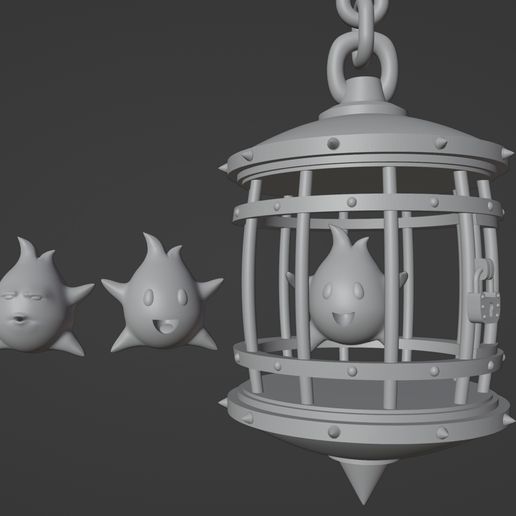 ⭐ Lumalee 3D Print Model: The Caged Star from Super Mario Movie・ 3D ...