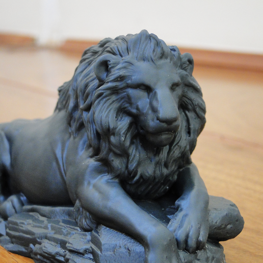 🦁 The Lion Statue・ STL File for 3D printing・Cults