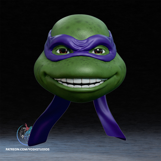 🪖 Purple TMNT Helmet 3D Printer STL File・ 3MF File for 3D printing・Cults