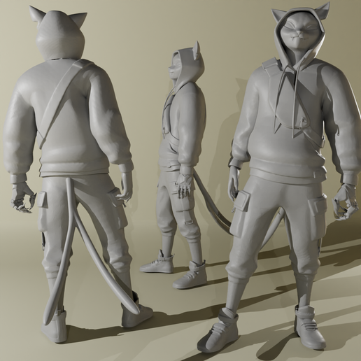 🧸 Nyanja SKIN FORTNITE FIGURE・ STL File for 3D printing・Cults