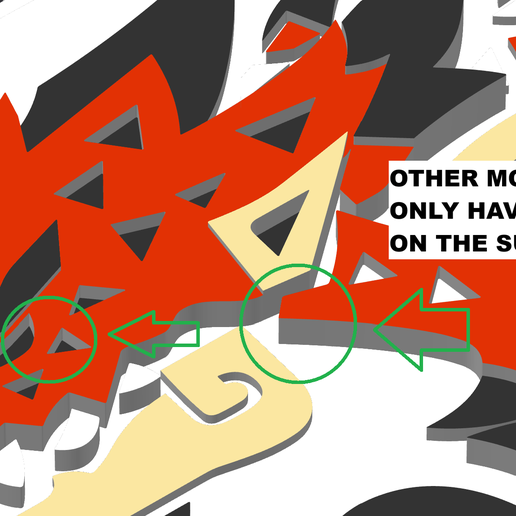 3MF file GORE MAGALA- ICON PLATE FROM MONSTER HUNTER (MULTI COLOR) 👹 ...