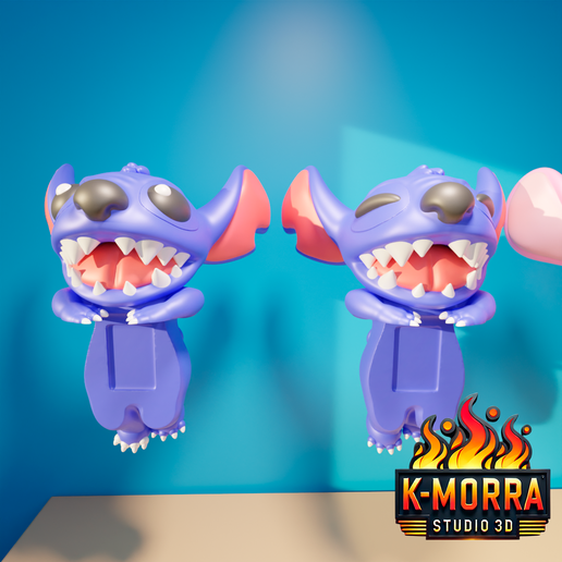 👼 Stich Sonny Angel Pack・ STL File for 3D printing・Cults