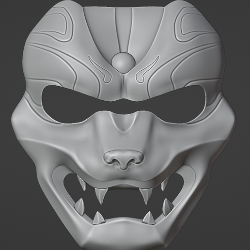 👾 mask rouki gao ranger・ STL File for 3D printing・Cults