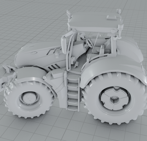 STL file New Holland T7 300 Long Wheelbase tractor model 🆕 (OBJ)・3D ...