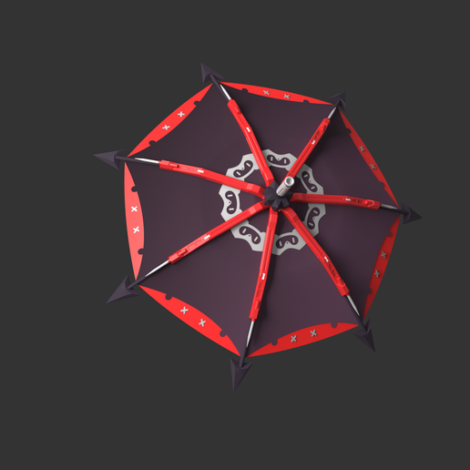 💤 Ukinami Yuzuha - Open Gunbrella - Zenless Zone Zero・ 3D File for 3D ...
