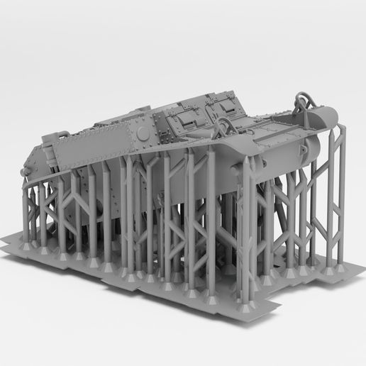 🪖 M3A1 Stuart - 1/72 tank model - Supported・ STL File for 3D printing・Cults