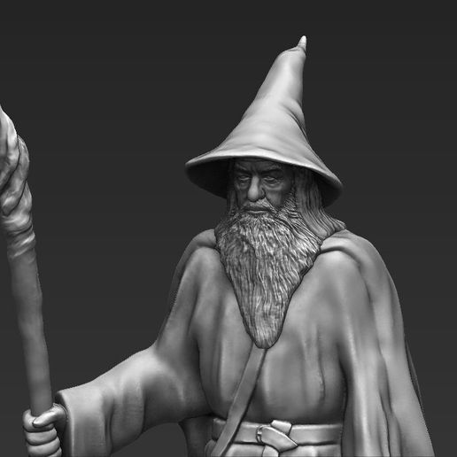 🧙‍♂️ Gandalf the Lord of the Rings Hobbit full color 3D printing・ 3D ...