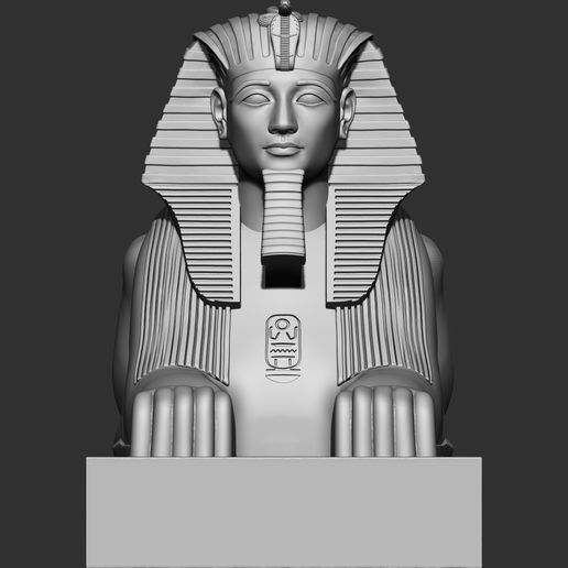 STL file Egyptian Sphinx of Hatshepsut 3d printable model 🦅 ・3D ...