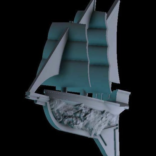🚢 Stone Ship・Free 3D File for ・Cults