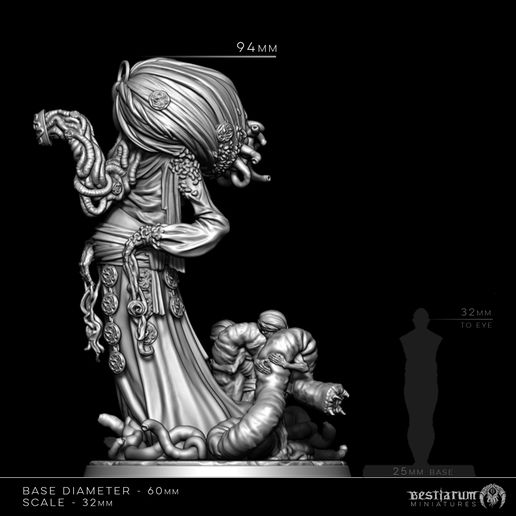🪱 Jathedar Ambassador of the Spiral・ 3D File for 3D printing・Cults
