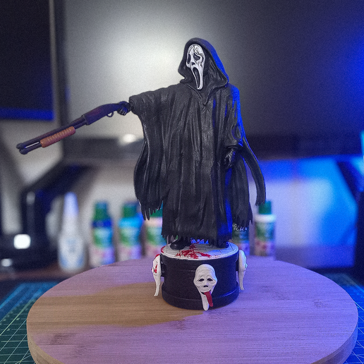 🗿 Ghostface - collectible Deluxe・ STL File for 3D printing・Cults