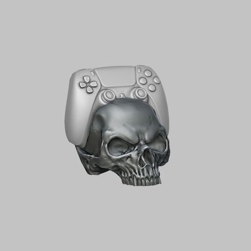 🤖 Robot skull Ps5 controller stand, Robot skull head ps5controller ...