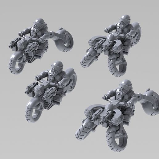 🛰 Tofty's Space Dwarf Electric Bike/Trike/Quad 28mm・Free STL File for ...