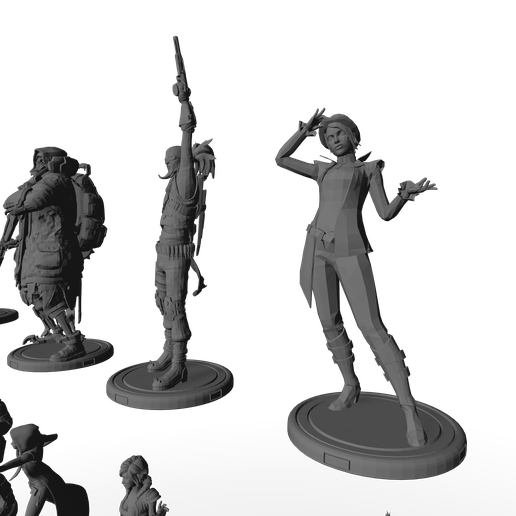 🆕 New Tales From the Borderlands - 23 Figures Pack [RESIN].・ STL File ...