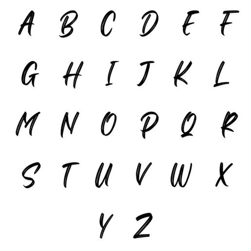 🎨 Black Bones Font Stencil・ STL File for 3D printing・Cults