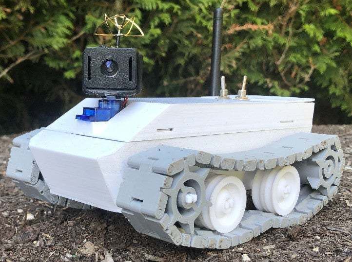 Скачать бесплатный файл STL 3D printed Arduino FPV RC Tracked Car With ...