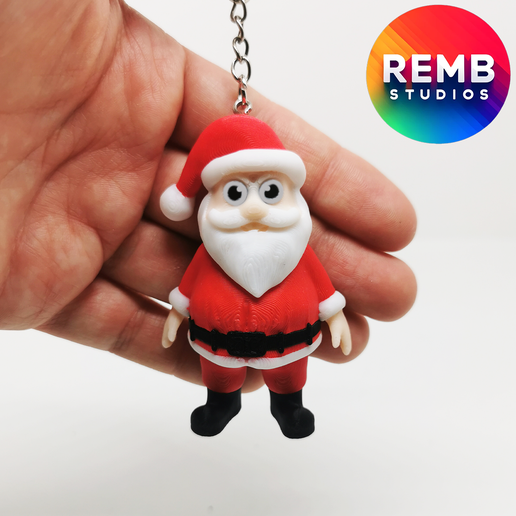 🎅 Flexi Mini Santa | Print in Place | NO Support | Christmas Design ...