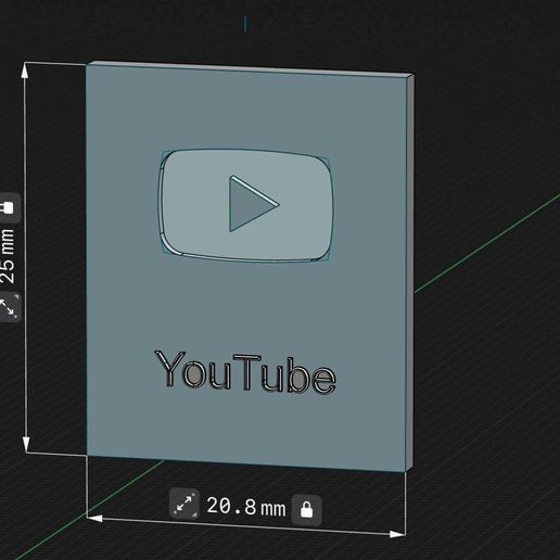 🪑 Miniature Youtube Award replica 1/12 scale・ STL File for 3D printing ...