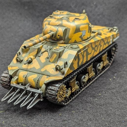 🦏 Sherman Rhinoceros tank (US, WW2, D-Day)・ 3D File for 3D printing・Cults