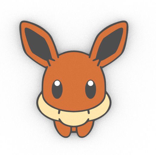STL file eevee chibi 🦊 ・3D printable model to download・Cults
