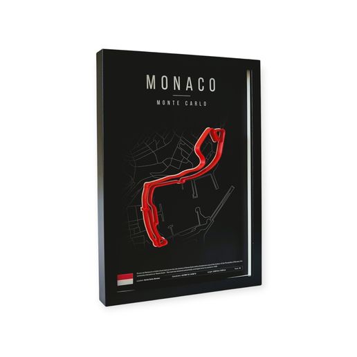 3MF file Monaco Tracks in Relief 🇲🇨 ・3D printer model to download・Cults