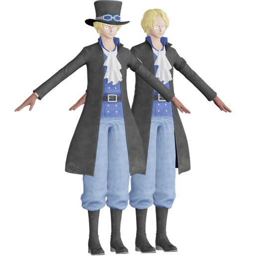 🦸 One Piece Sabo・Free OBJ File for 3D printing・Cults