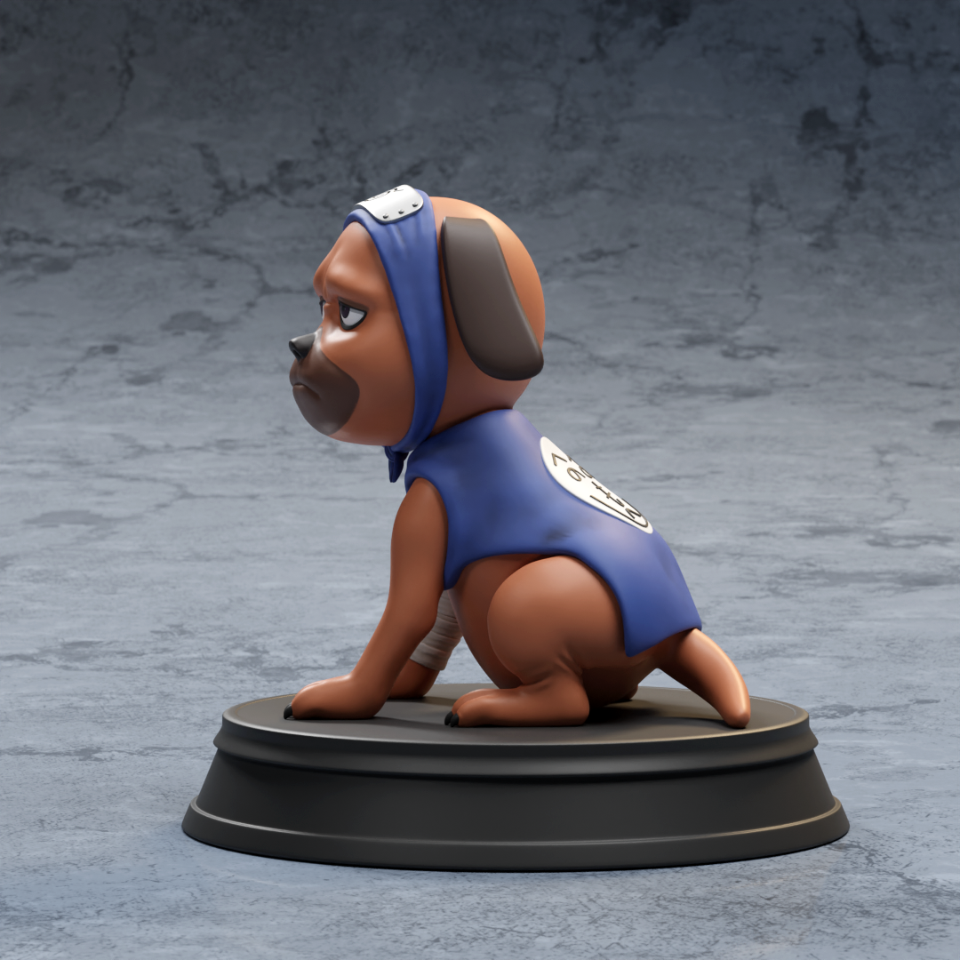 Archivo 3D Fanart de Pakkun・Modelo para descargar y imprimir en 3D・Cults