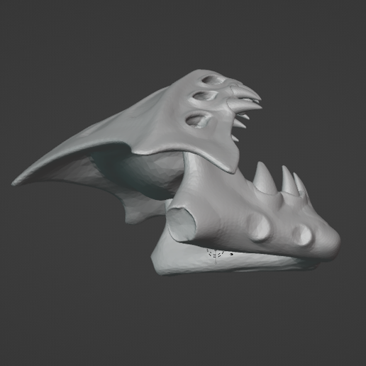 💀 subnautica ancient leviathan skull・Free STL File for ・Cults