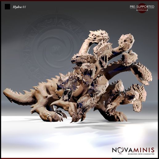 Archivo 3D Hydra 01 🎲 ・Modelo imprimible en 3D para descargar・Cults