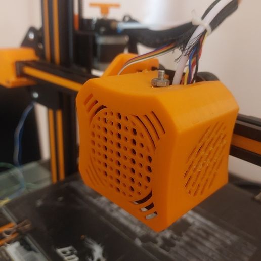 🧞‍♂️ Designing a hotend cover for the Ender-3v2・Free 3D File for ・Cults