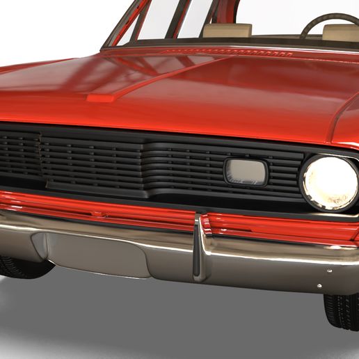 🚪 The 71 Valiant third gen 4 Door in Duel 3D models to print・ 3D File ...