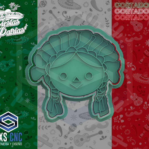 Archivo STL Cabeza de Muñeca Lele 🔧 ・Design para impresora 3D para ...