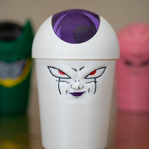 🗑️ Frieza Head is a Trash Bin・ STL File for 3D printing・Cults