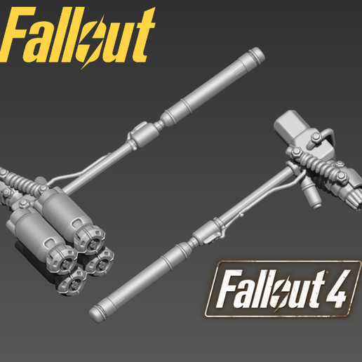 🔫 Super sledge/Atom's Judgement 3d model fallout 4・ OBJ File for 3D ...