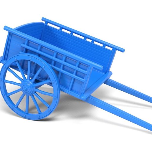 👴 Old cargo cart・ STL File for 3D printing・Cults
