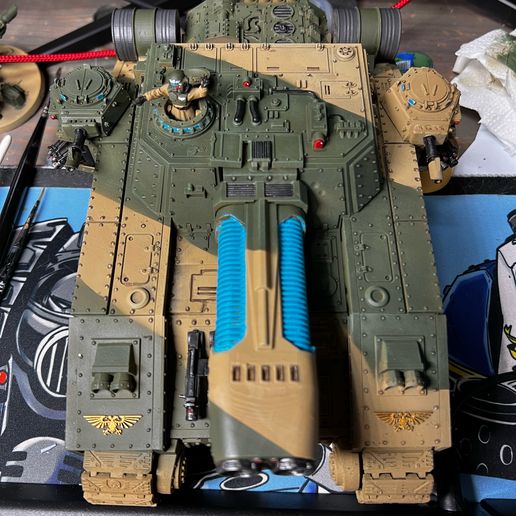 ⚔ Baneblade Chassis Shiola Sponson Turrets・ STL File for ・Cults