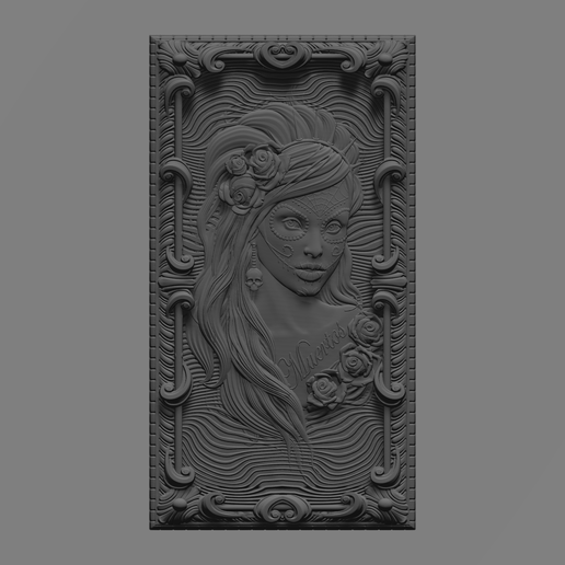 STL file girl stl cnc design 👧 ・3D print object to download・Cults