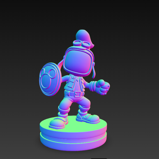🤖 Astro Bot Goofy Kingdom Hearts・ STL File for 3D printing・Cults