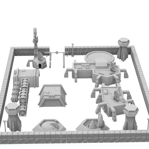 🪖 Military outpost - complete collection・ 3D File for 3D printing・Cults