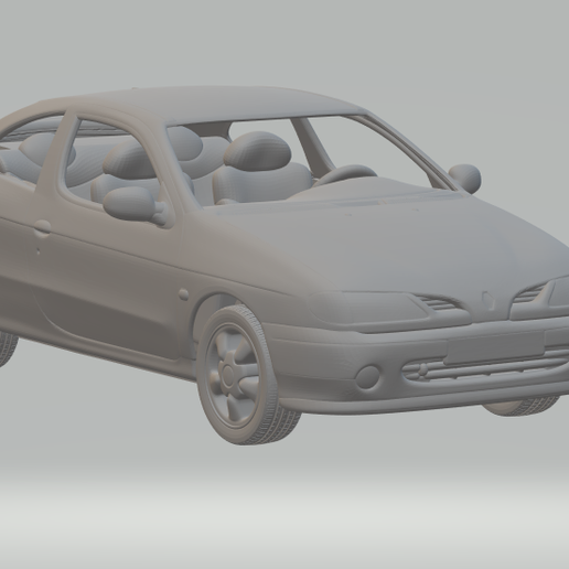 Fichier STL Renault Mégane Coupé 98 KIT 🚗 ・Modèle à imprimer en 3D à ...