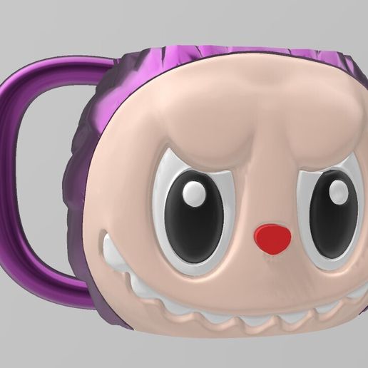 ☕ Taza LABUBU para imprimir por partes・Archivo 3D para Impresión 3D・Cults