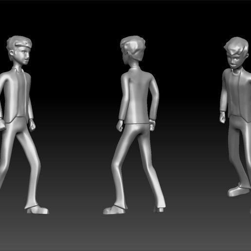 🎨 Human figure_1・Free OBJ File for 3D printing・Cults