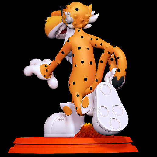 Archivo 3d Chester Cheetah Cheetos 🐆 ・objeto De Impresión 3d Para